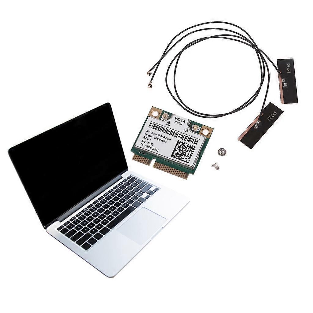 Killer 1650X 3000Mbps WiFi 6 Adapter Bluetooth-com 5.1 DualBand ...