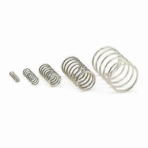 10pcs Compression Spring Wire Diameter 0.5mm Outer Diameter 3-12mm ...