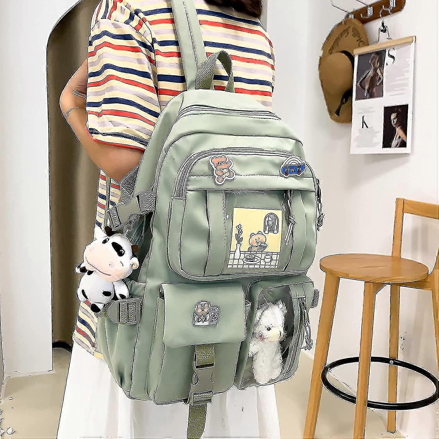 Backpack. Japanese Kawaii Backpack School Bag With Pendant. Small ...