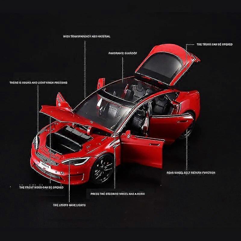 1:24 Tesla Model S Model 3 Tesla Model Y Alloy Die Cast Toy Car Model ...