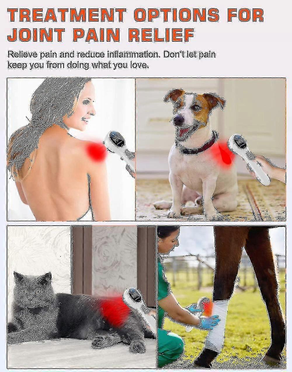 Red Light Therapy Device Arthritis Wound Healing Laser Pain Relief Cold ...