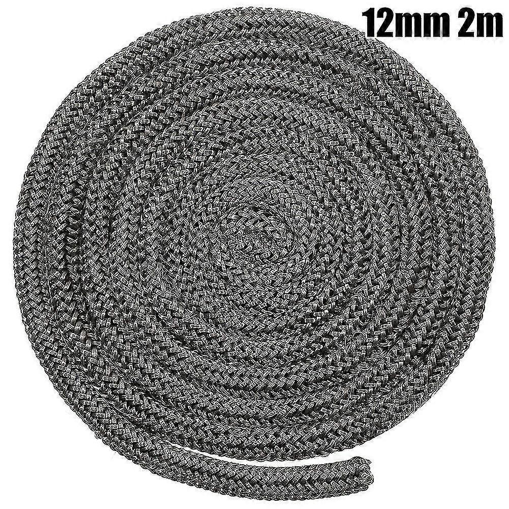 681012mm Black Stove Fire Rope Fiberglass Rope Seal 2m Length Wood ...