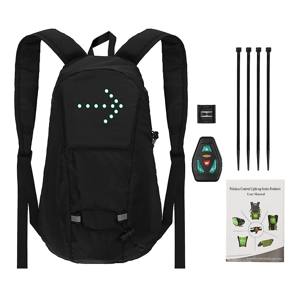 15l Led Backpack With Direction Indicator And Wireless Remote Control ...