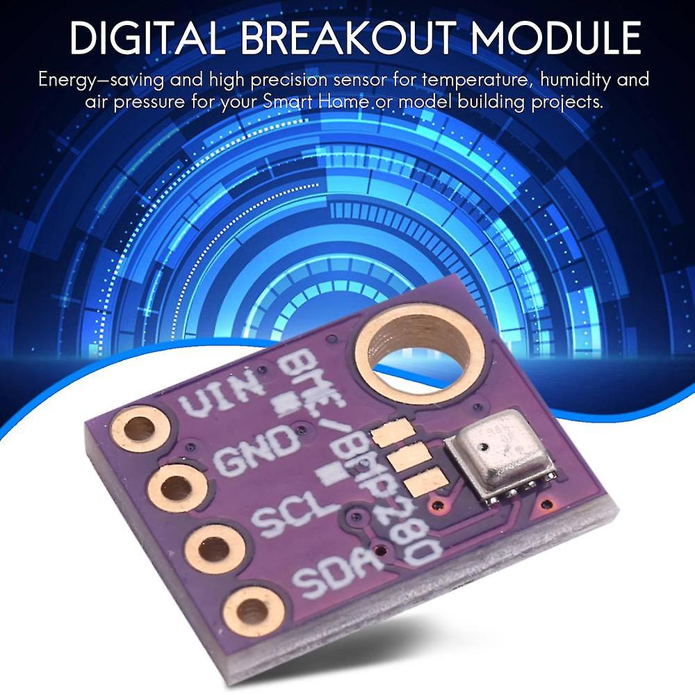 -bme280 I2c Iic Digital Breakout Barometric Humidity Sensor Module Board 5v 3.3v For And ...