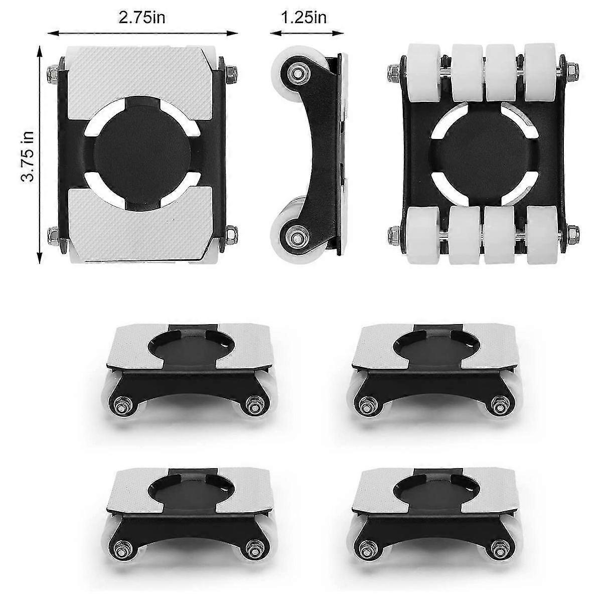 4 Pack Heavy Duty Furniture Lever 660 Lbs Load Capacity Appliance ...