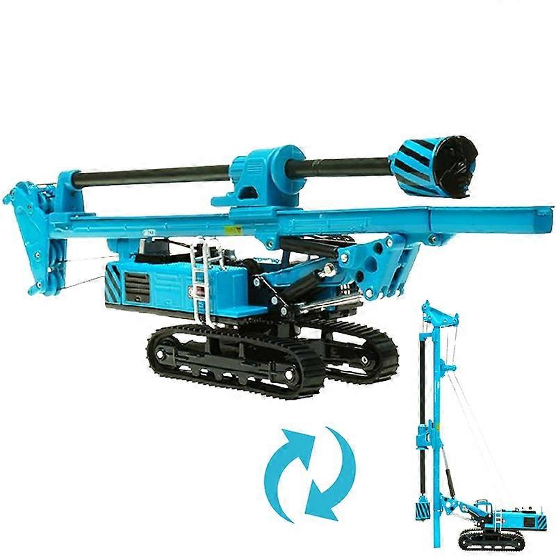 KDW Alloy Rotary Drilling Rig Crawler Excavator Diecast Construction ...