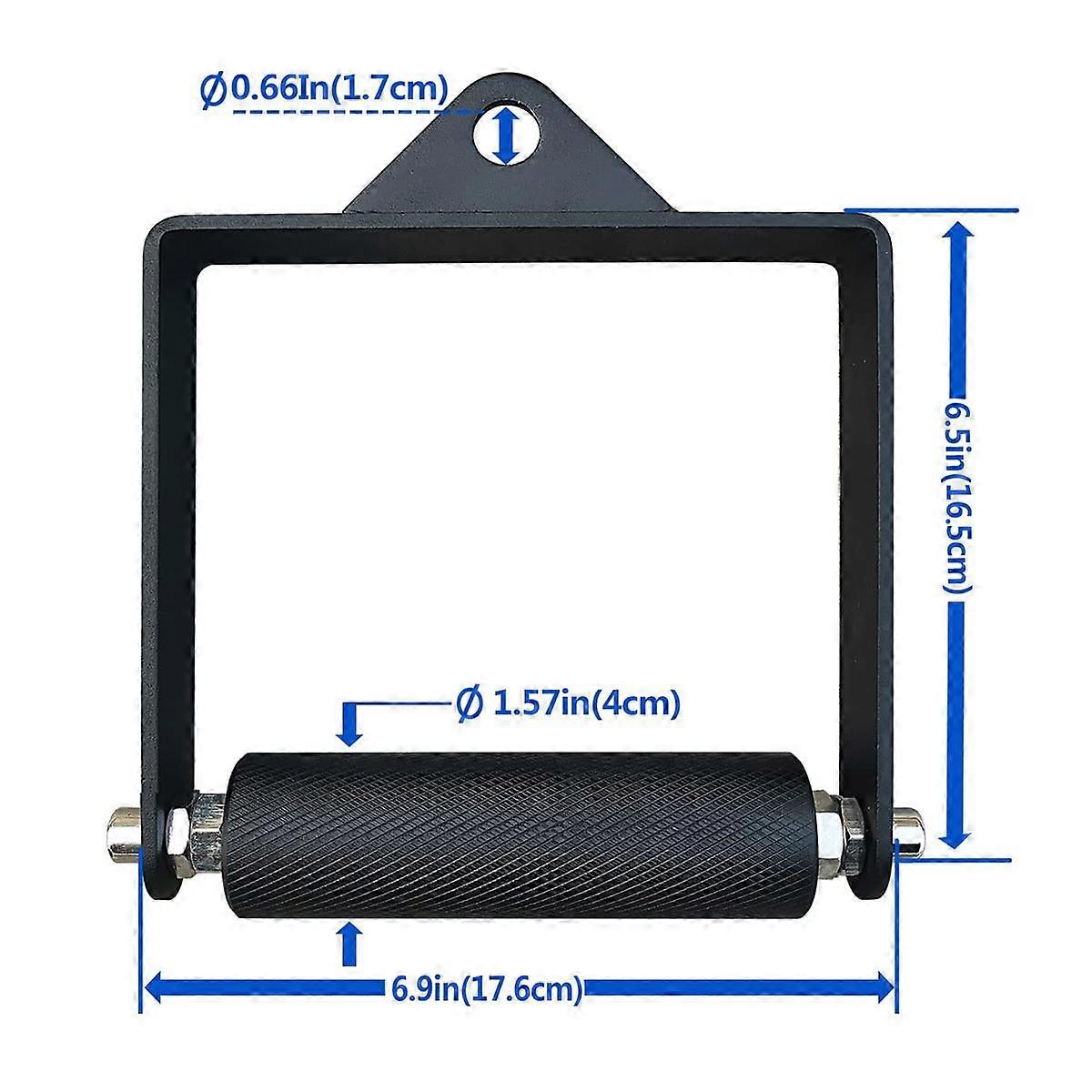 Gym Lat Pull Down Pulley Cable Machine Handle Attachment Fitness Arm ...