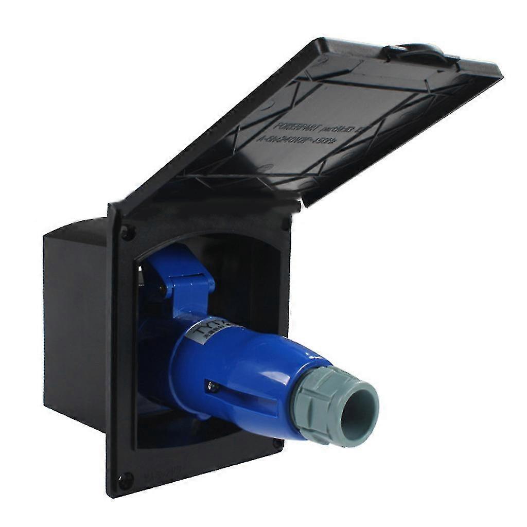 Rv Inlet Socket Flush 16/32a External Flush Inlet Socket For Camper ...
