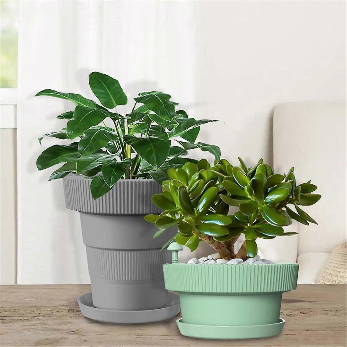 Outdoor or Indoor Flower Pots with Self-Watering Function, Flower Pots ...