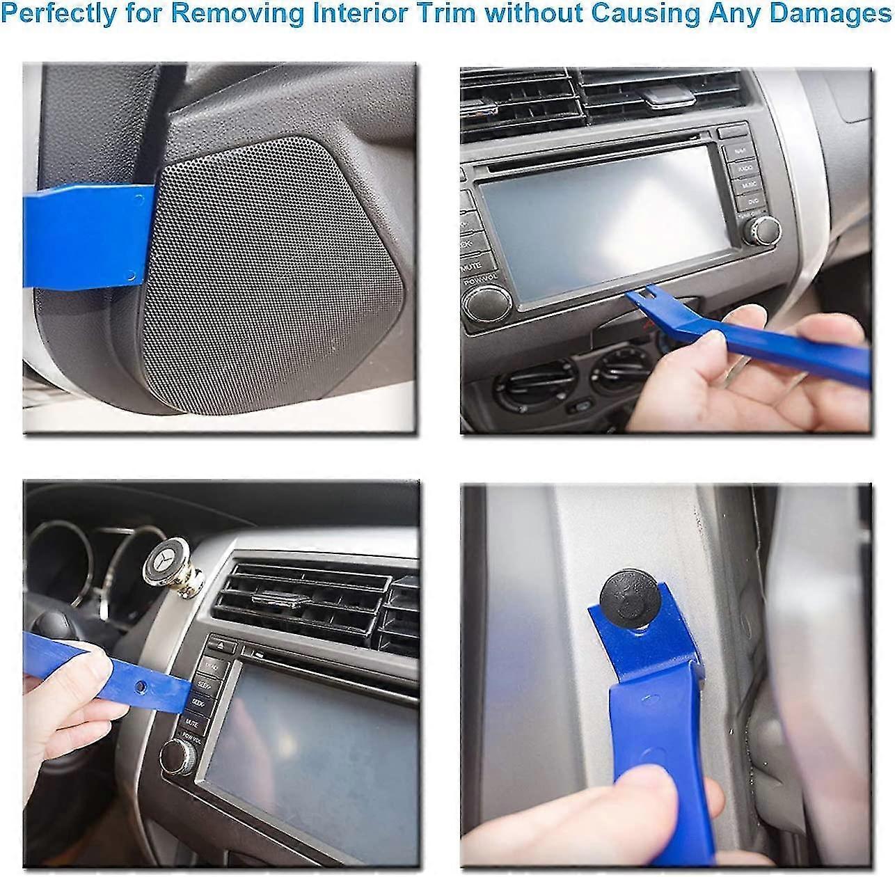 Trim Removal Tool, 12 Pieces Car Trim Removal Kit, Plastic Car Door ...