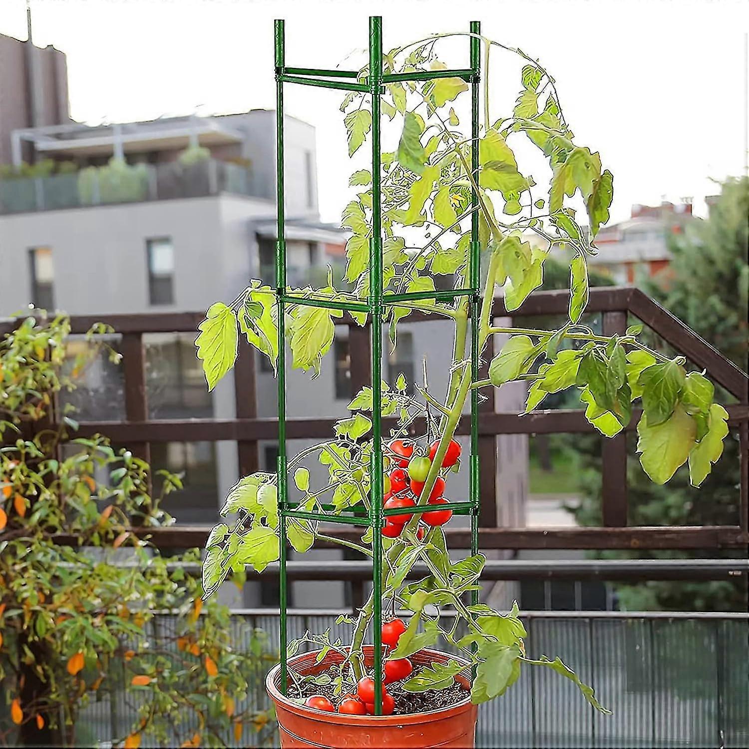 30 Pack Tomato Cage Garden Stake Support Vegetable Trellis Rod Supports ...