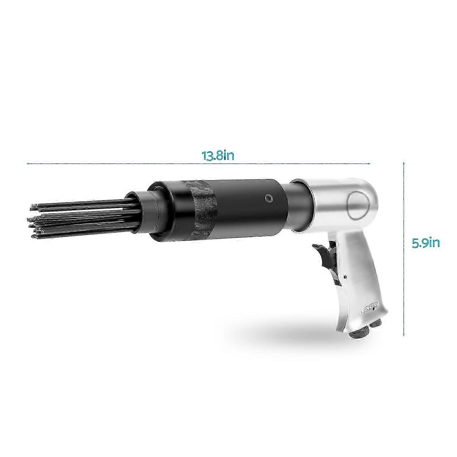 Air Needle Rust Remover, 19 Needles 3000 RPM Needle Gun Pneumatic ...
