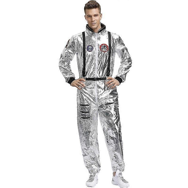 Couples Astronaut Jumpsuit Uniform for Carnival Halloween Cosplay Party ...