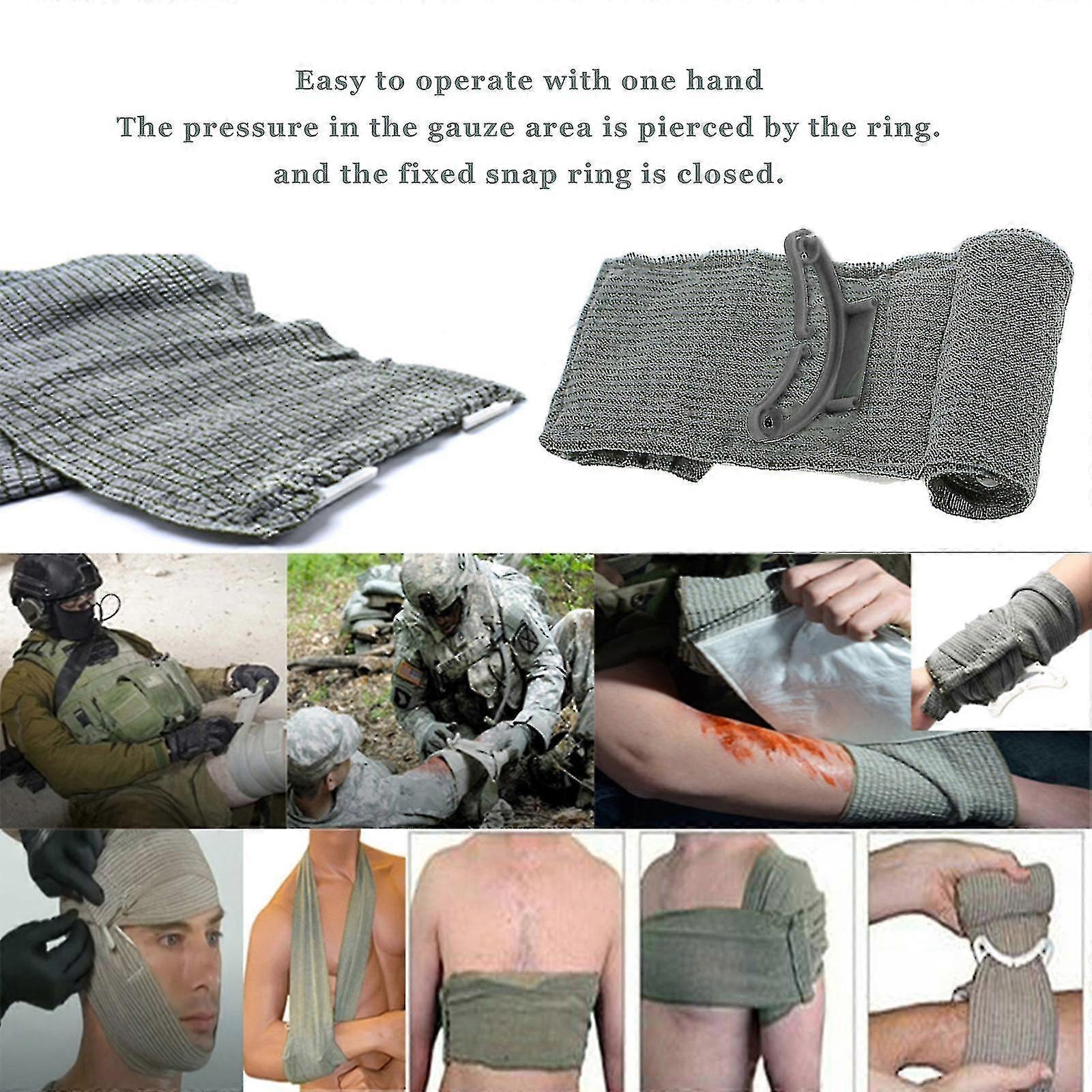 Israeli Bandage Outdoor Emergency Wound Compression Bandage Tourniquet ...