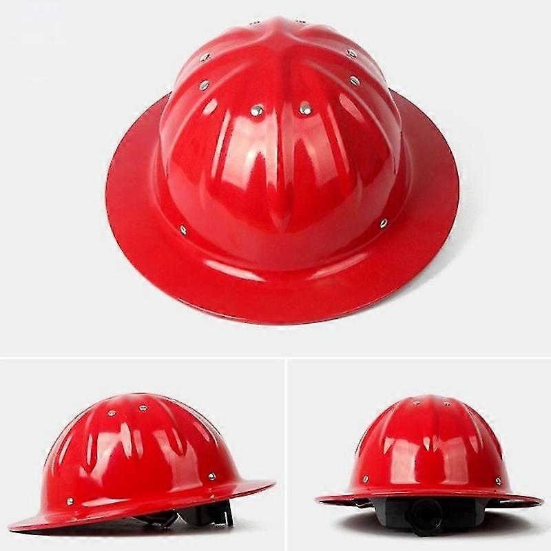 Aluminum Alloy Safety Helmet Wide Brim Hard Hat Lightweight High ...