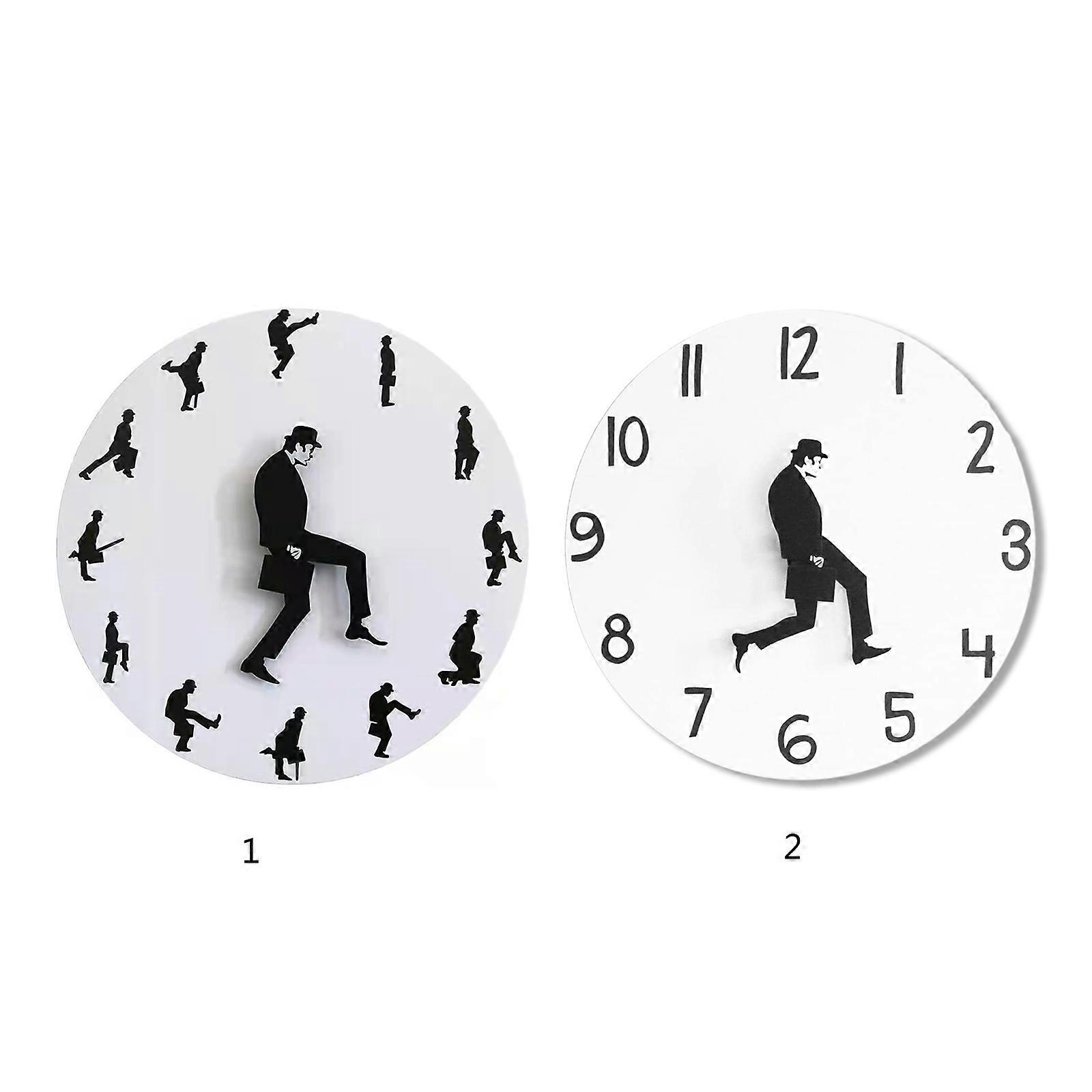 Ministry of Silly Walk Wall Clock Novelty Comedian Wall Watch Funny ...