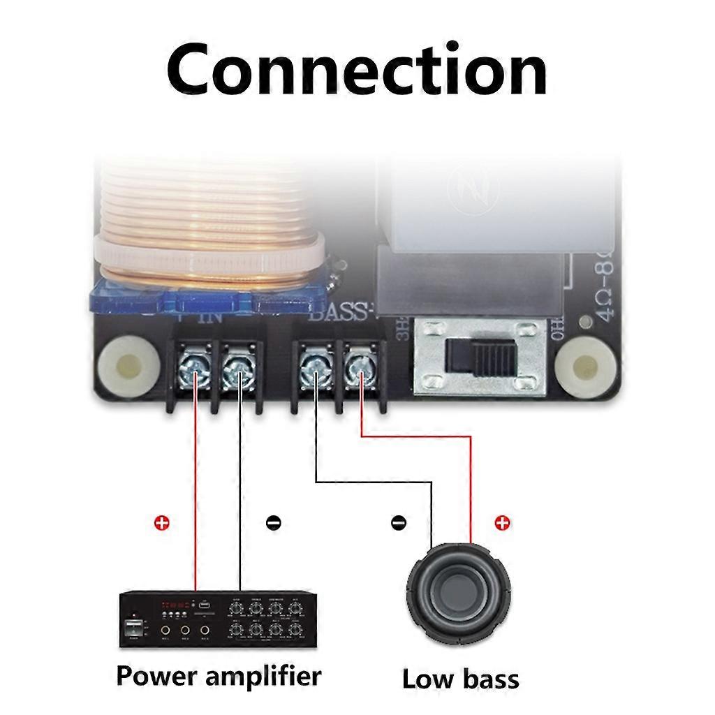 Powerful 1500W Subwoofer Frequency Divider Crossover Filter for ...