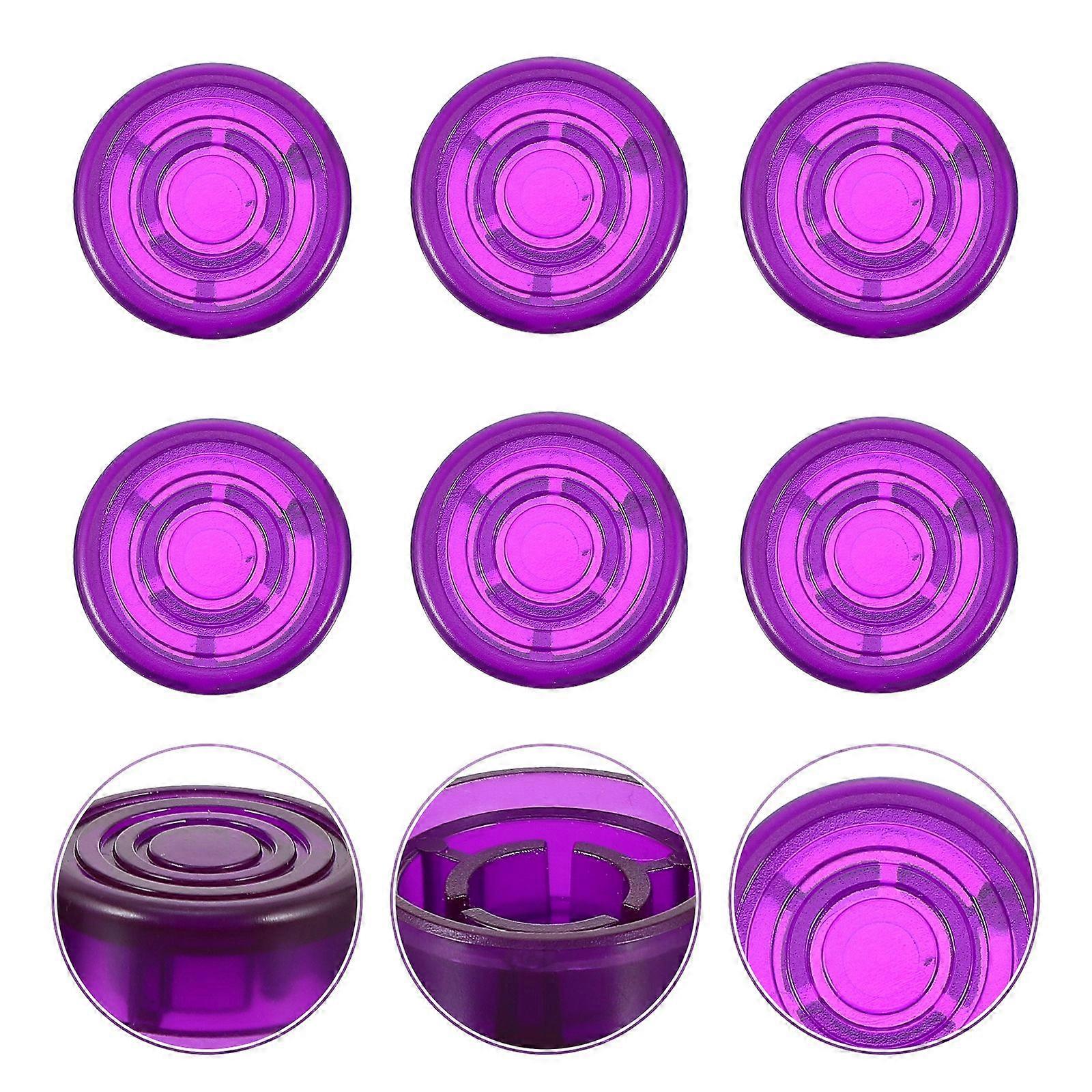 6Pcs Plastic Guitar Stomp Knobs Pedal Caps Guitar Effect Foot Nail Caps ...