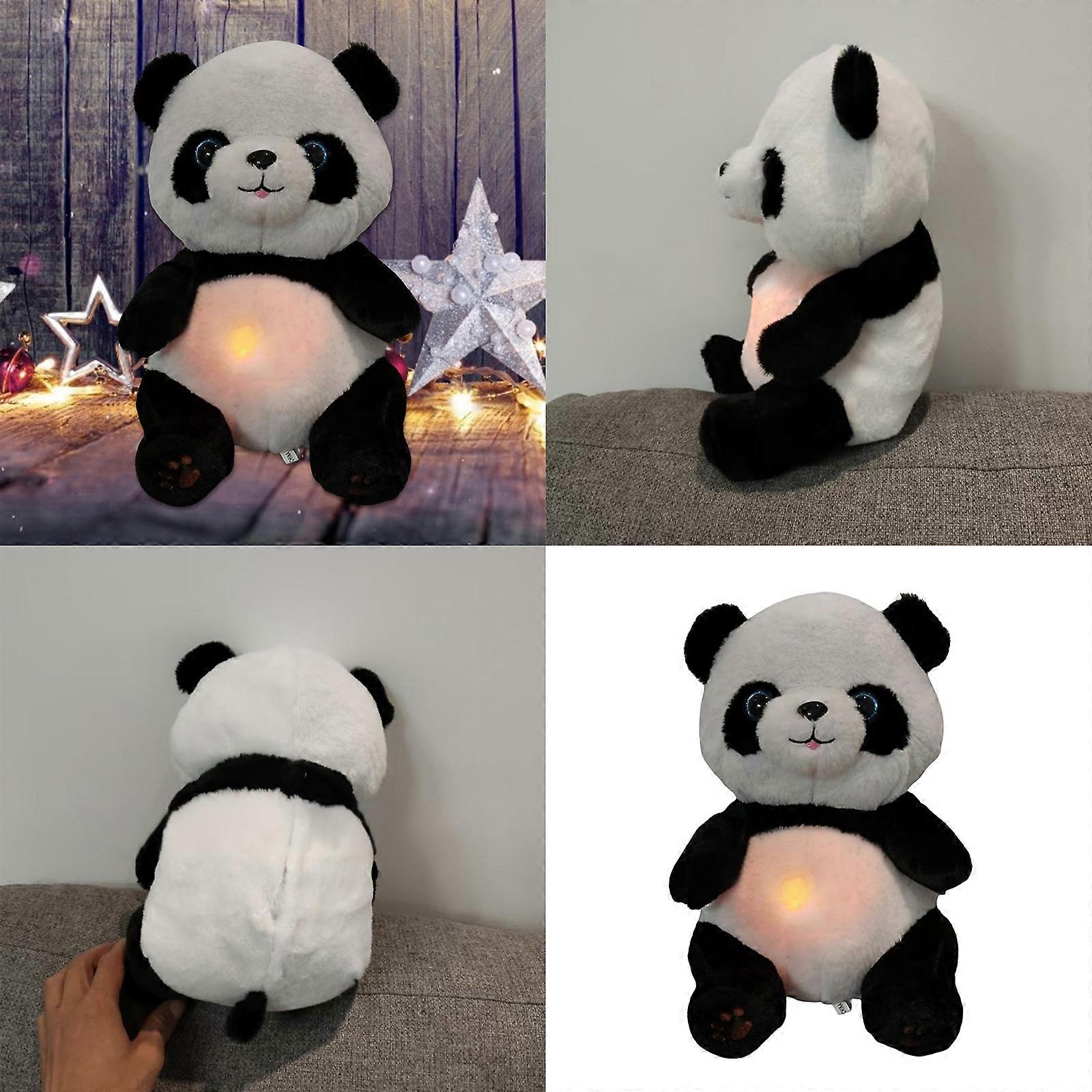 Multipurpose Soothing Heartbeats Breathing Plush Panda Toy for Babies ...