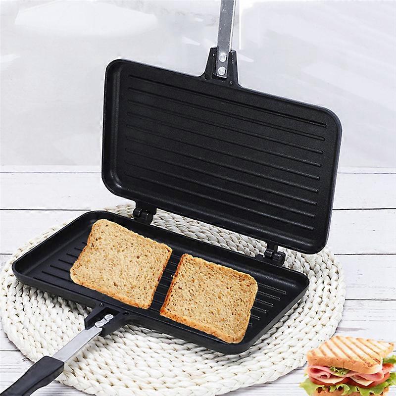 Gas Non-Stick Sandwich Maker Bread Toast Breakfast Machine Pancake ...