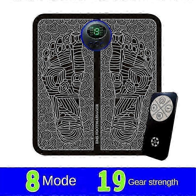Electric Foot Massager EMS Feet Massage Mat Circulation Booster USB ...