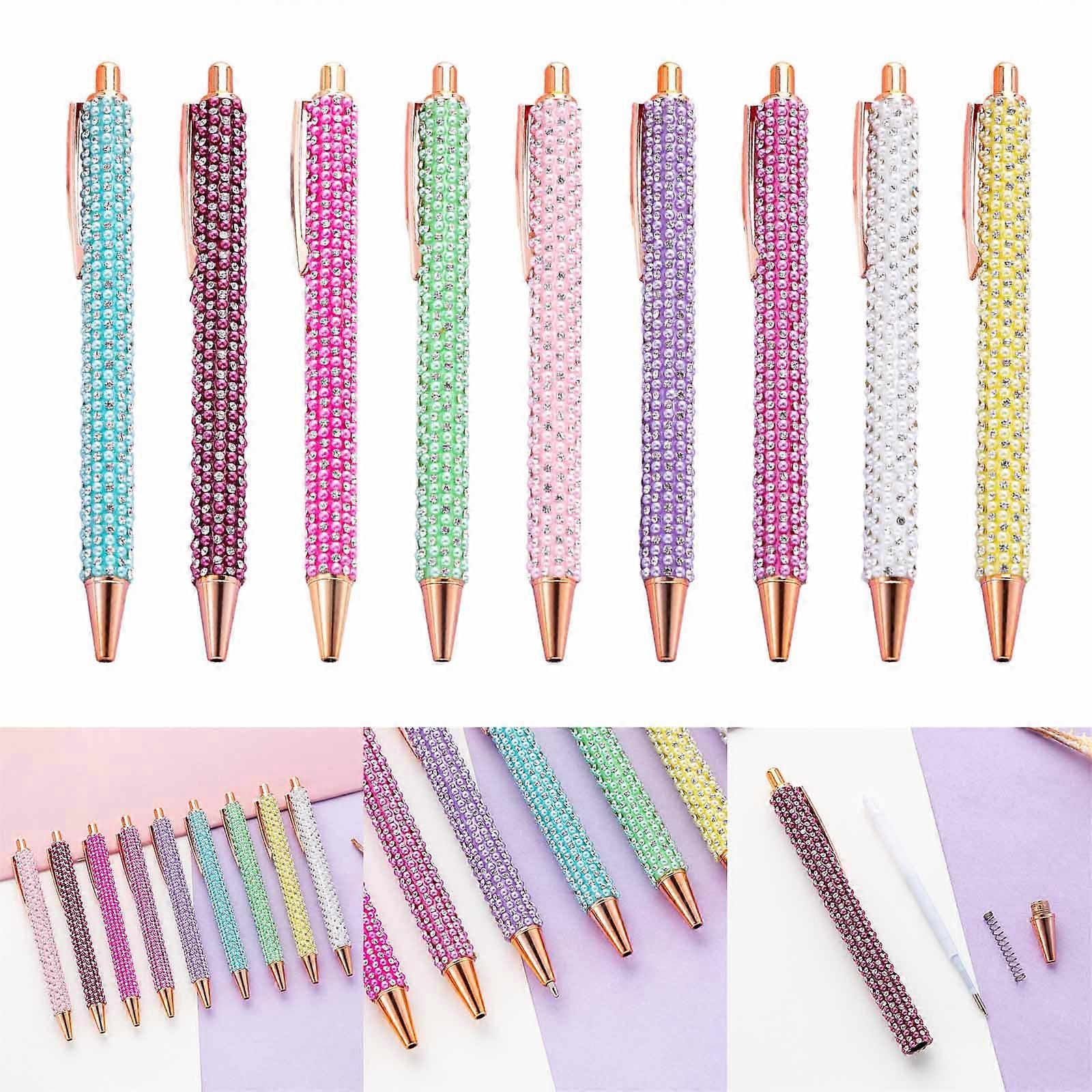 Beads Ballpoint Pen Office Signing Pen Retractable Ballpoint Pen ...