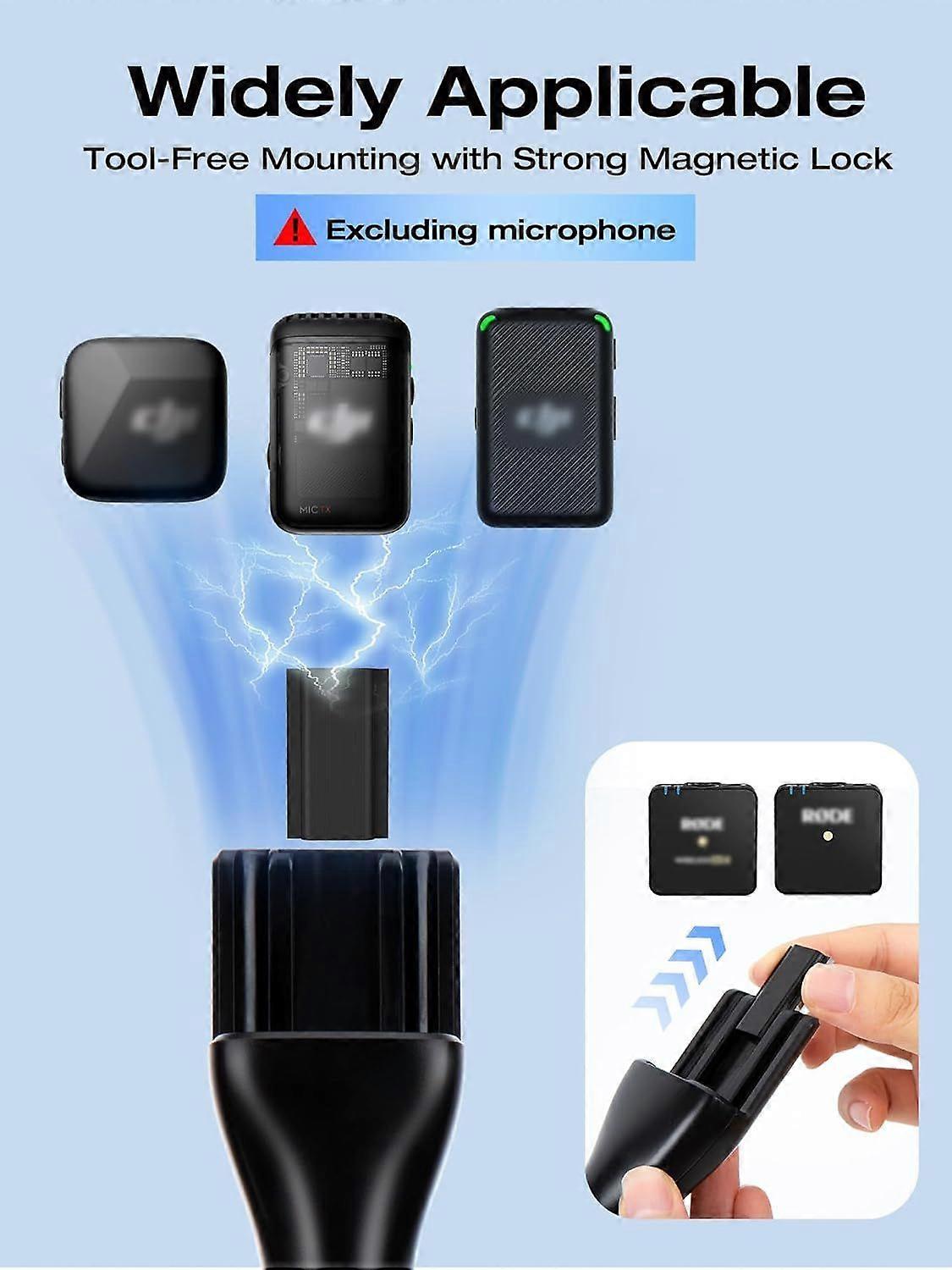 DJI Mic Mini Magnetic Wireless Microphone Stand, DJI Mic1/2 Microphone ...