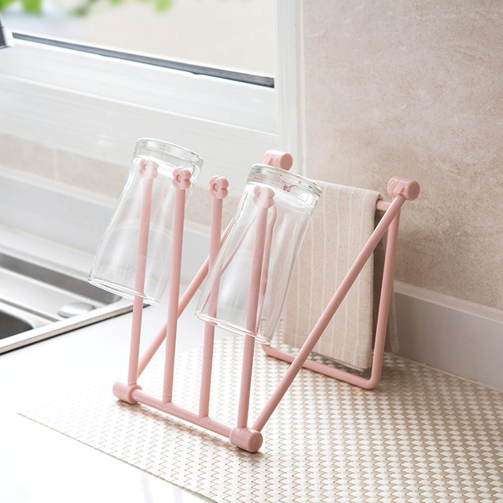 Mini Folding Cloth Storage Rack Kitchen Countertop Dishcloth Drying ...