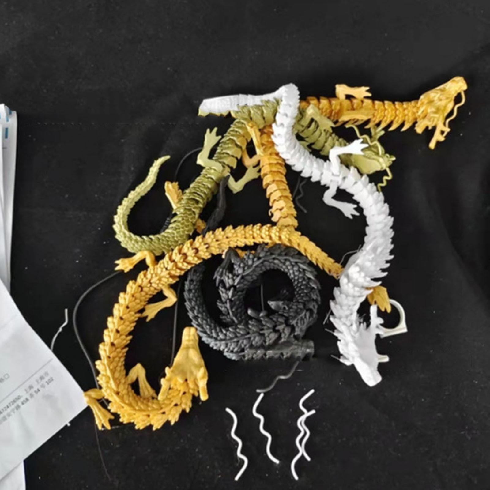 3D Printed Articulated Dragon Special Dragon Model Adjustable Joints ...