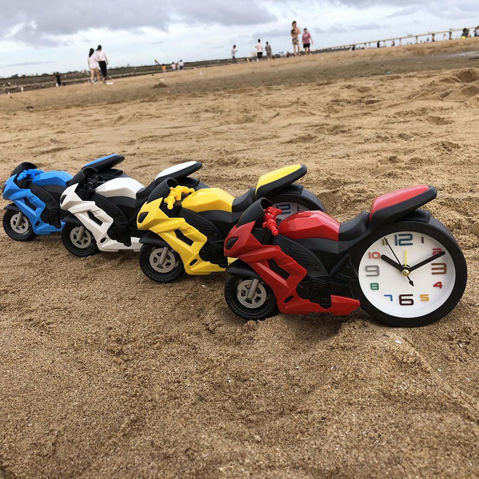 For Creative Motorcycle Shape Quartz Clock Alarm Clocks Timekeeper ...