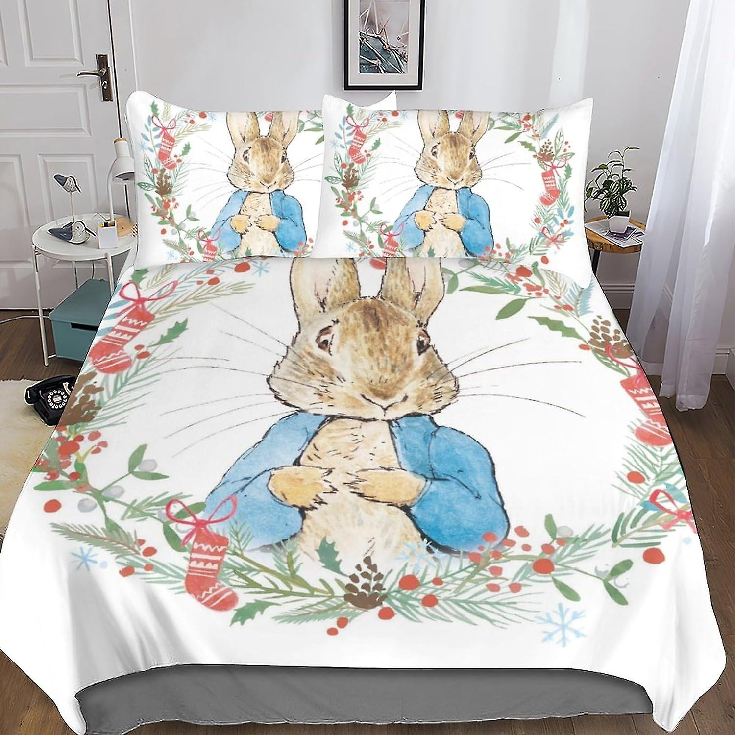 Peter Rabbit Bedding Sets 3D Comforter Cover Animal Print Duvet Cover ...