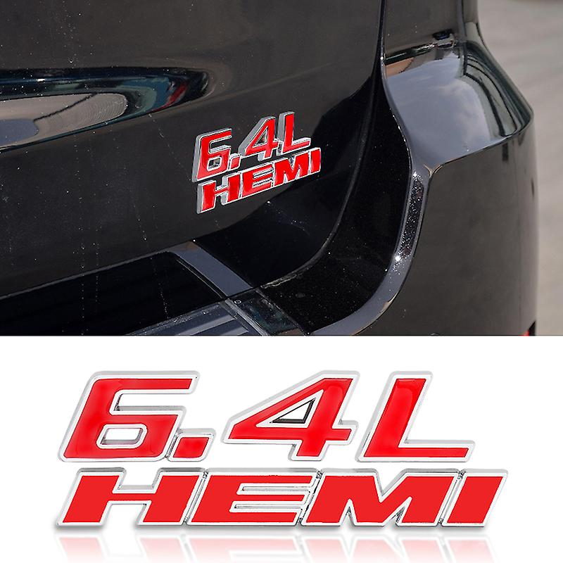 3d Metal 392 Hemi 345 Hemi 6.4l Emblem Decal Stickers Engine ...
