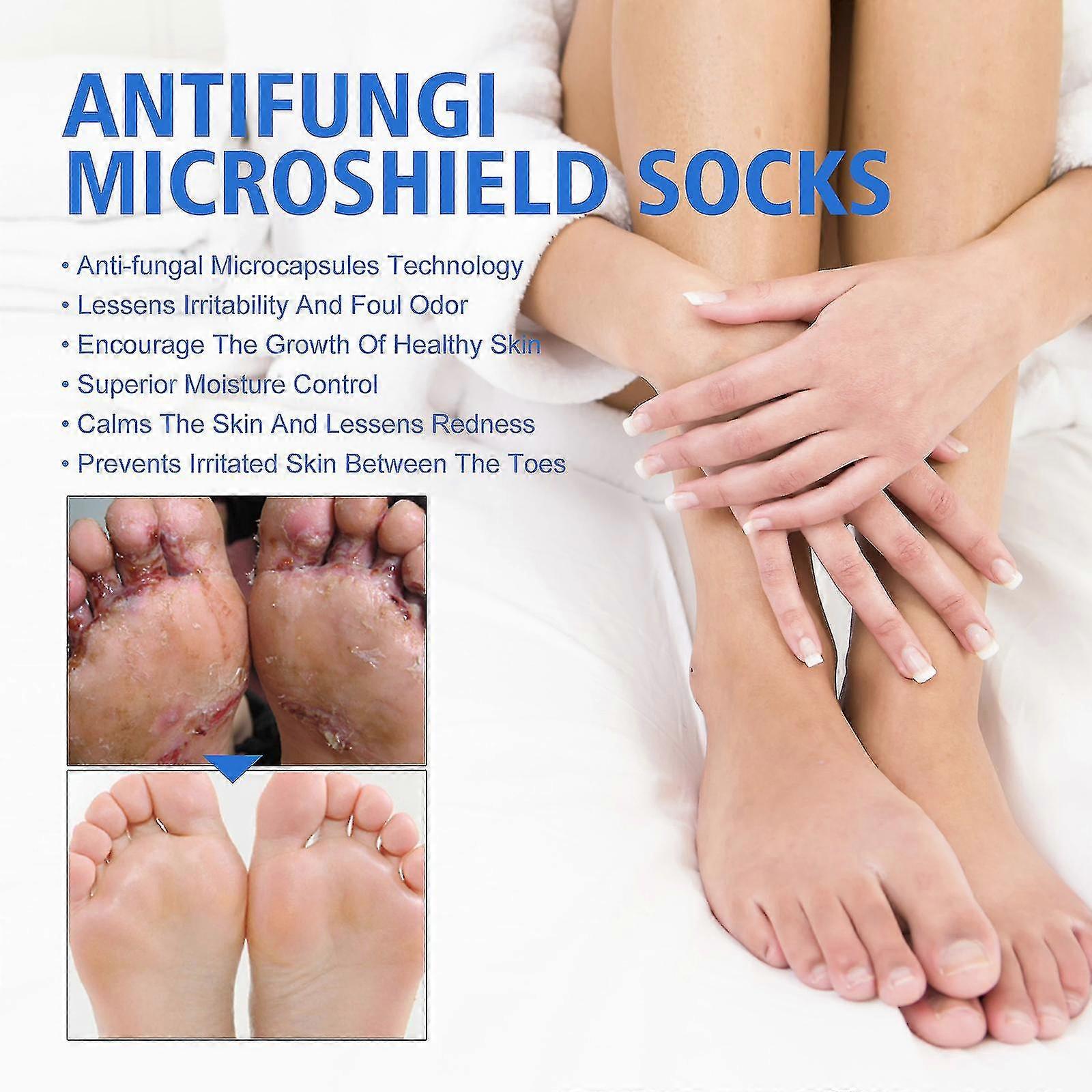 Antifungal Microcapsules Hygienic Socks, Contain Anti-fungal And Anti ...