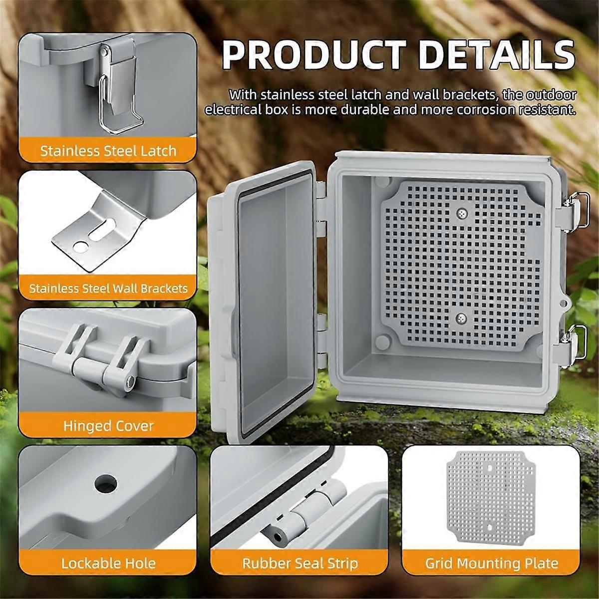 Outdoor Electrical Box IP67 Outdoor Waterproof Distribution Box Outdoor ...
