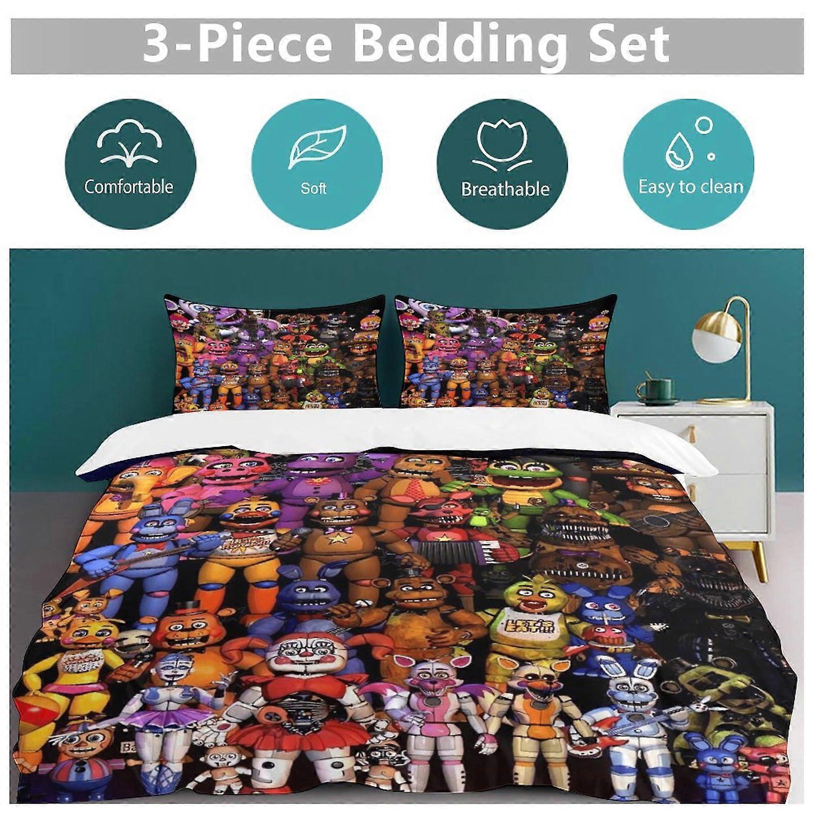x584 Five Nights at Freddy's FNAF Bed Duvet Cover Microfiber Bedding ...