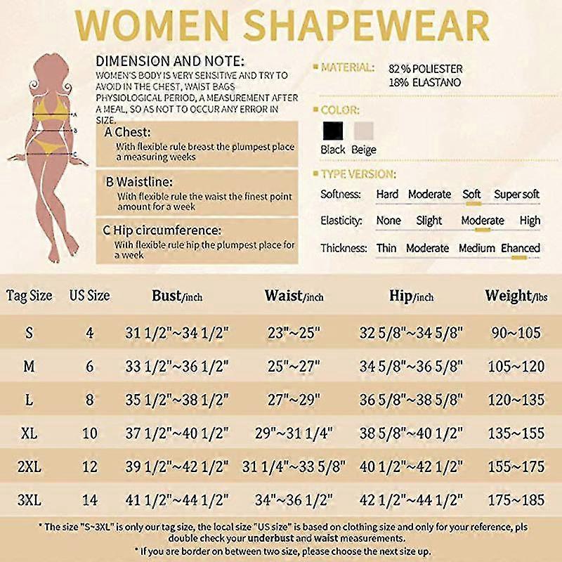 Women's Full Body Shapewear Bodysuit Post Surgery Compression Garment ...