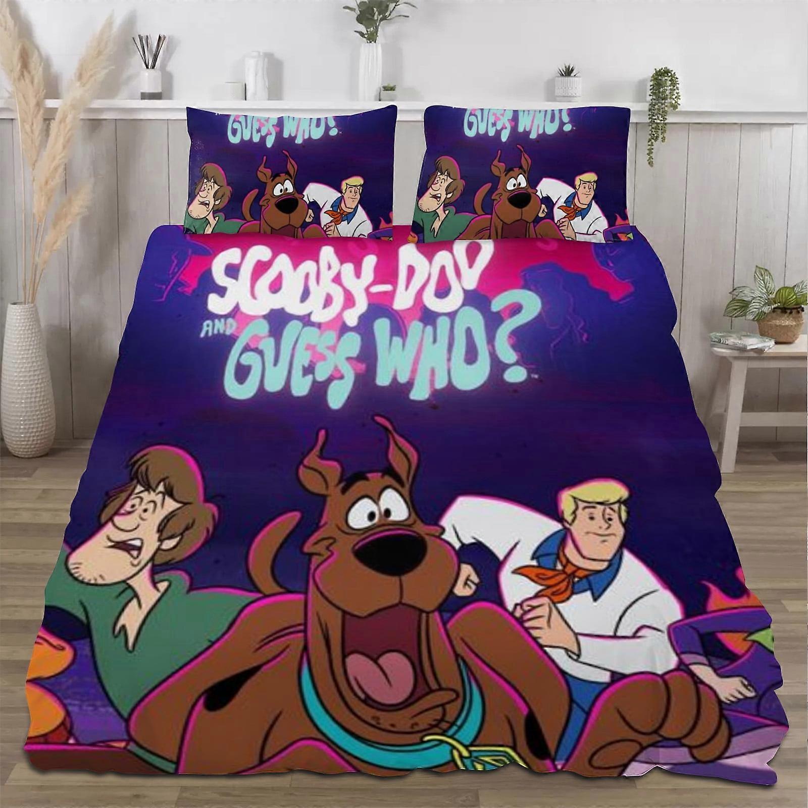v5914 Bed Sheets Bedding Scooby-Doo 3-Piece Bedding Set1 Quilt Cover +2 ...