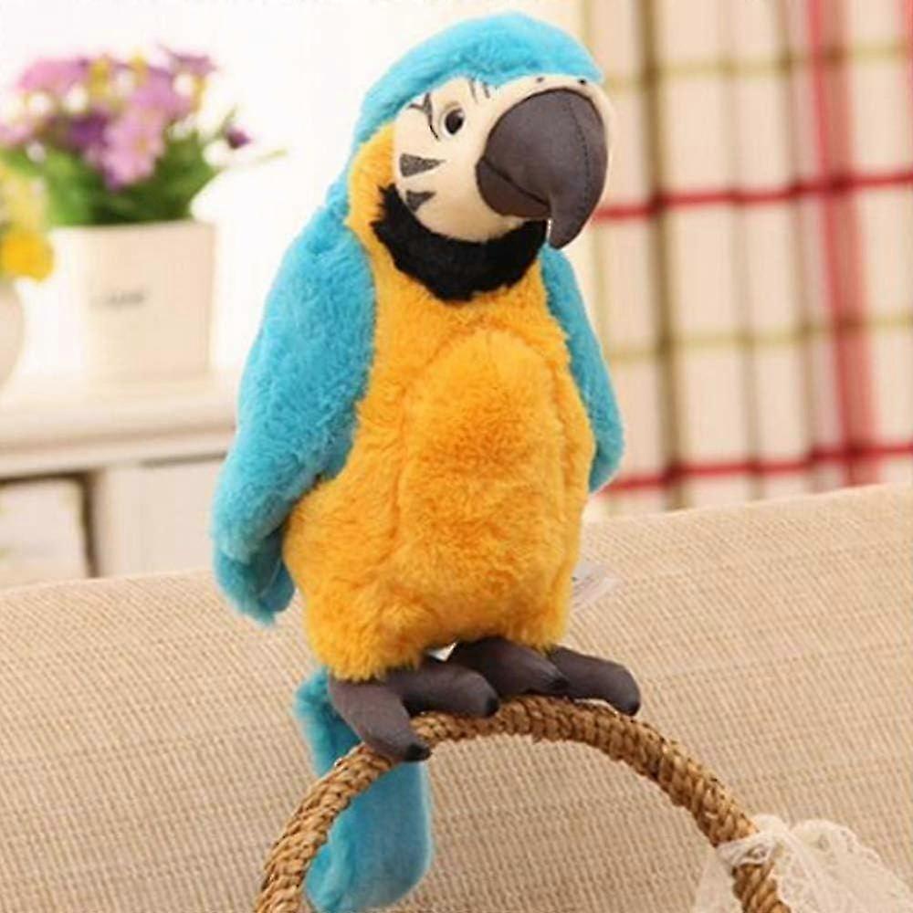 Macaw Parrot Plush, Blue Bird Stuffed Animal Plush Toy Doll Gifts For ...