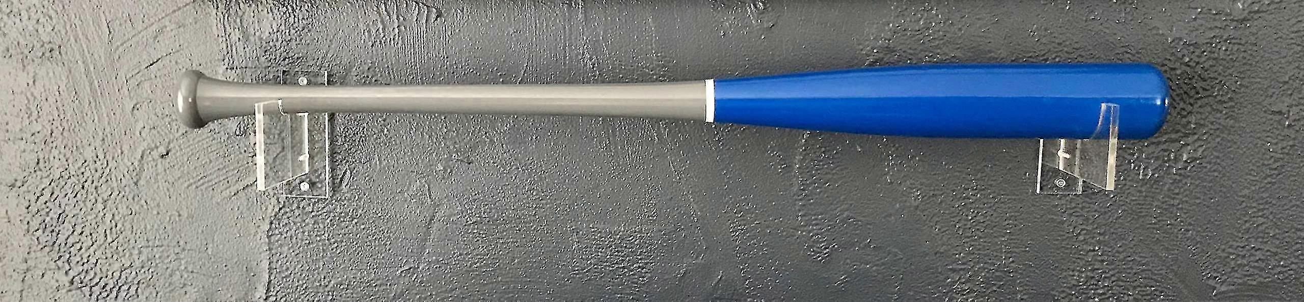 Baseball Bat Wall Mount Display Rack Holder Stand, Clear Acrylic ...