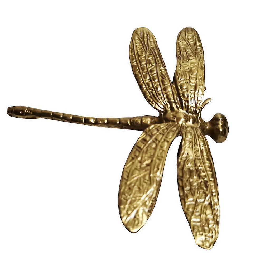 Brass Drawer Pulls Dresser Wardrobe Knobs Dragonfly Furniture Decor Handle | Fruugo UK