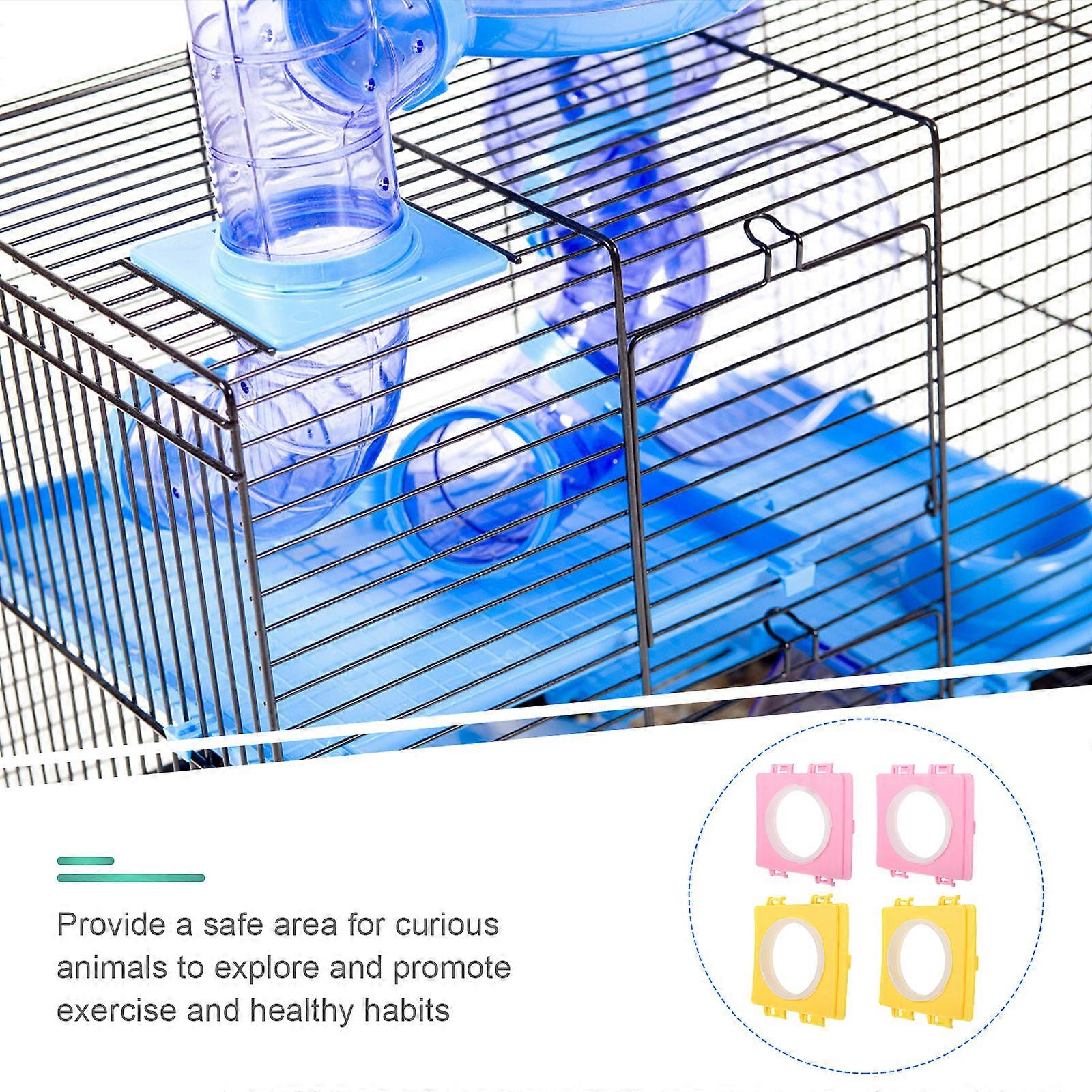 4pcs Hamster Cage Connection Board Cage Tube Connector Connection ...