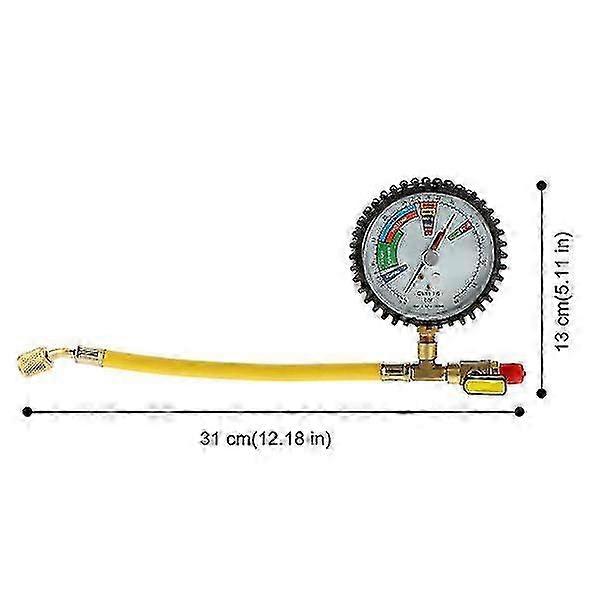 Nitrogen Pressure Test Gauge Air Conditioning Refrigeration Test Table ...