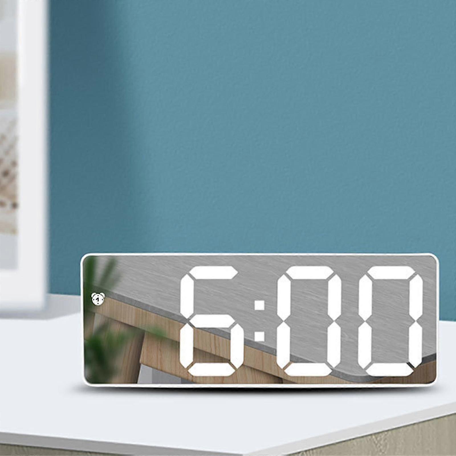 Led Electronic Alarm Clock With Dual Power Supply And Voice Control ...
