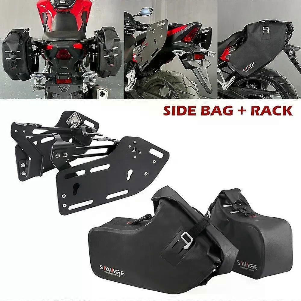 Applies to For HONDA NX500 CB500X Motorcycle Side Bag Suitcase Travel ...