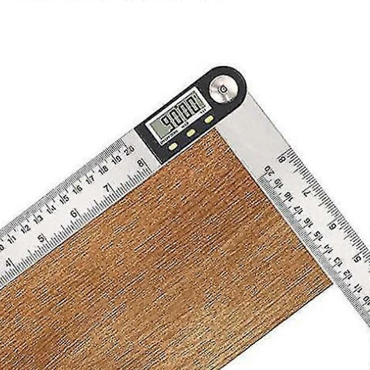 Ruler 200mm / 8inch Stainless steel digital protractor with LCD display ...
