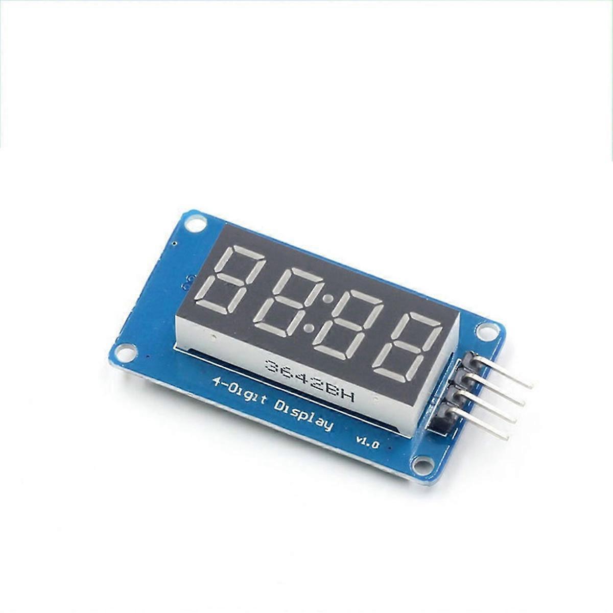 TM1637 4-Bits LED Display Module for Arduino, 0.36 Inch 7-Segment Red ...