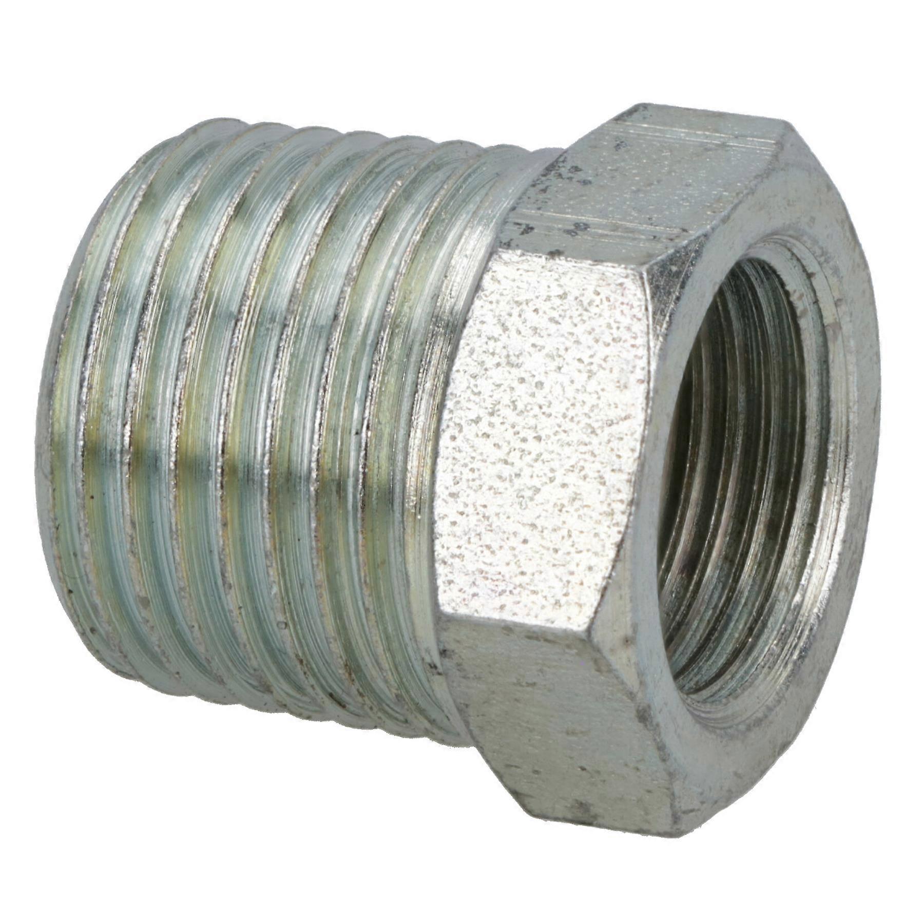 1/2" BSP Male to 3/8" BSP Female Threaded Adapter Hex Bush 5 PACK FT066 ...
