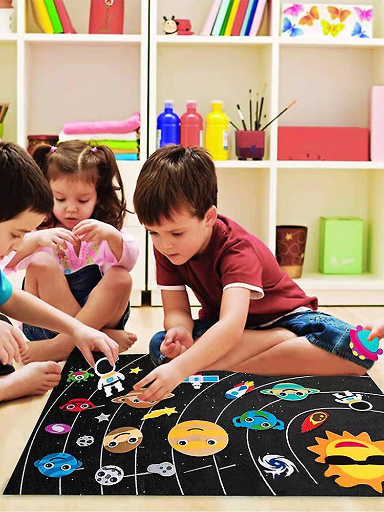 Farm Animals Felt Story Board Set, 3.3ft 32pcs Preschool Classroom ...