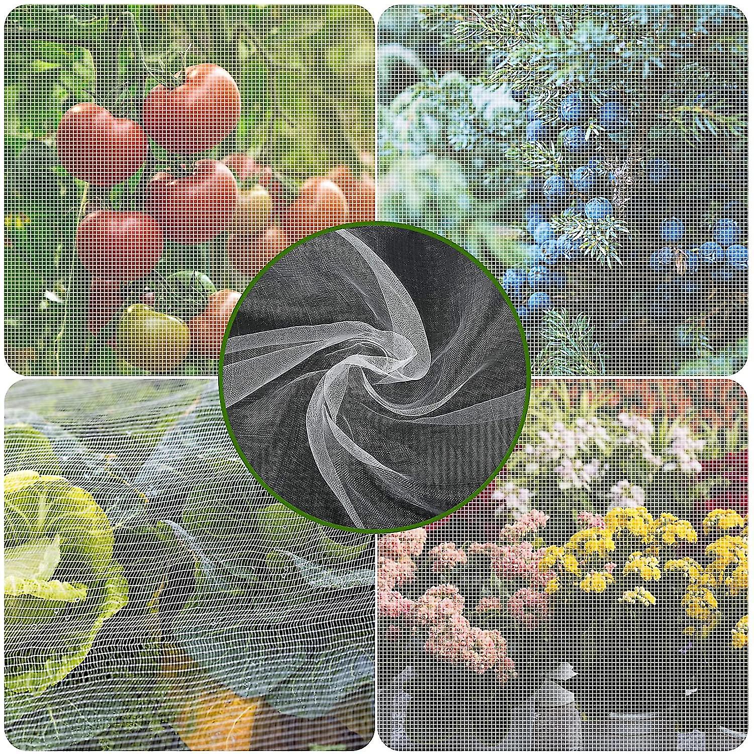 Garden Insect Netting Fine Mesh, 3x5m Vegetable Protection Net For ...