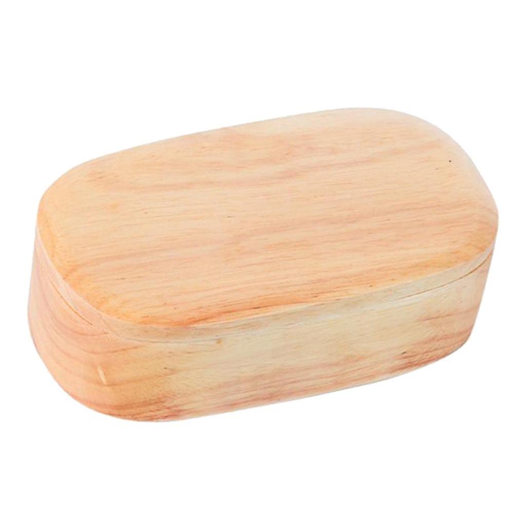 Wooden Lunch Box Bento Box With Internal Separator Style_d | Fruugo DK